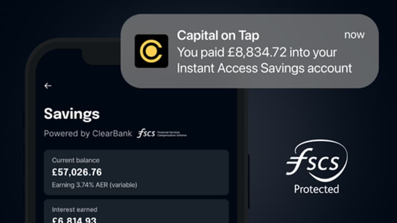 Business Savings Accounts | Capital on Tap