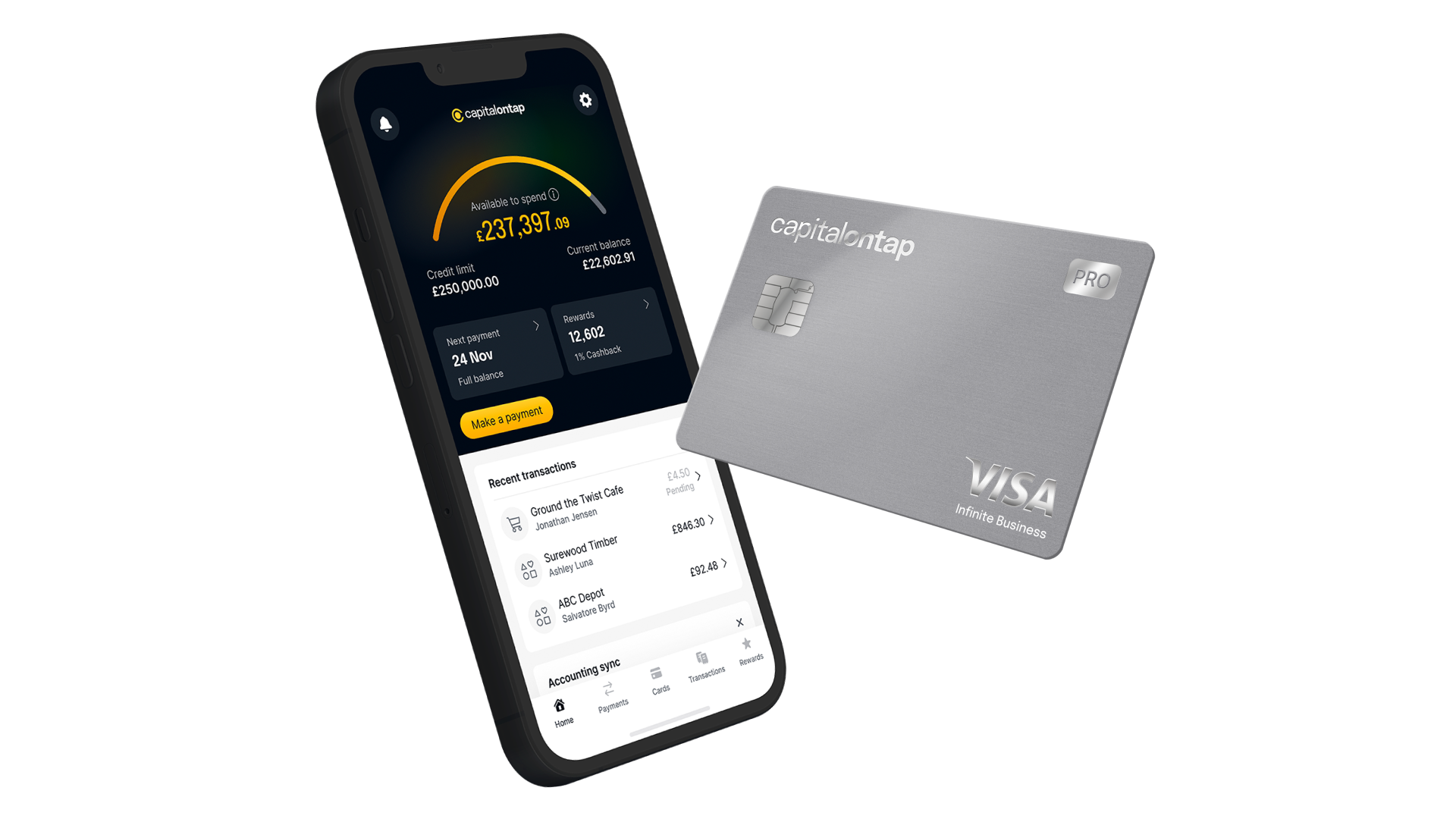 Pro Business Credit Card | Capital on Tap